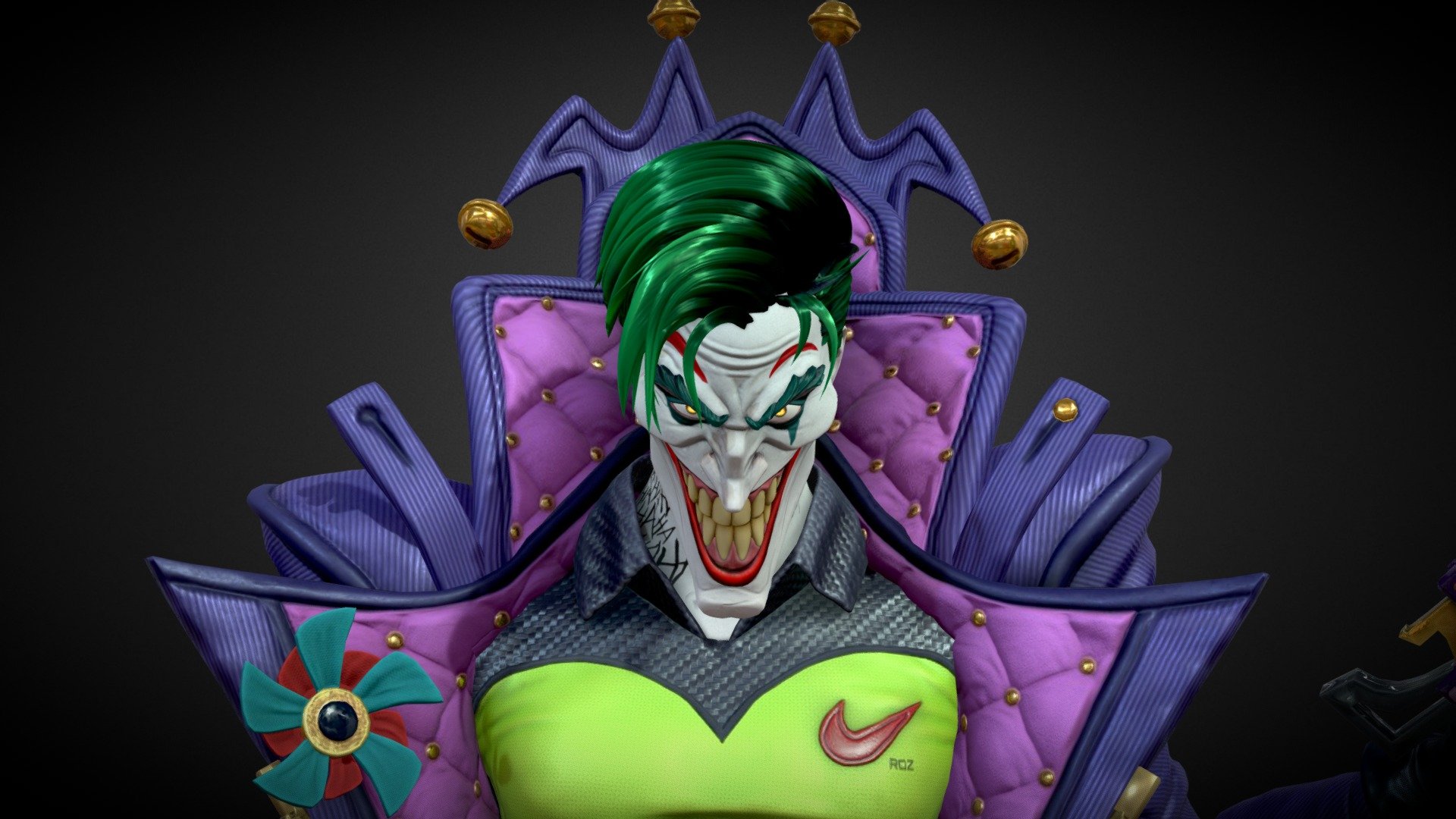 The Joker - 3D model by Roberth Araújo (@Roberth3DGD) [538fcc6] - Sketchfab