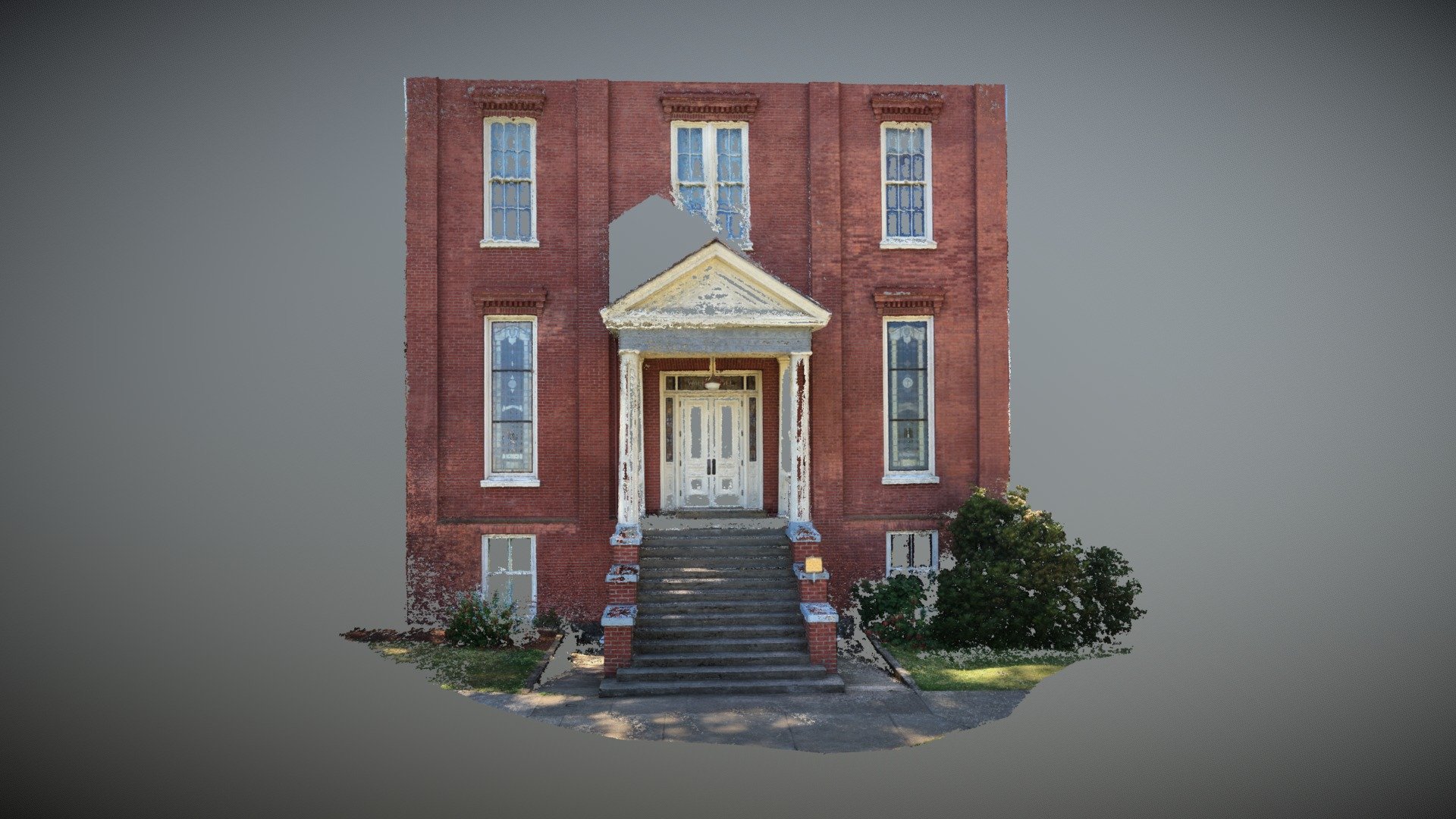 Waller Hall - Willamette University - 3D model by EveryPoint [539060f ...