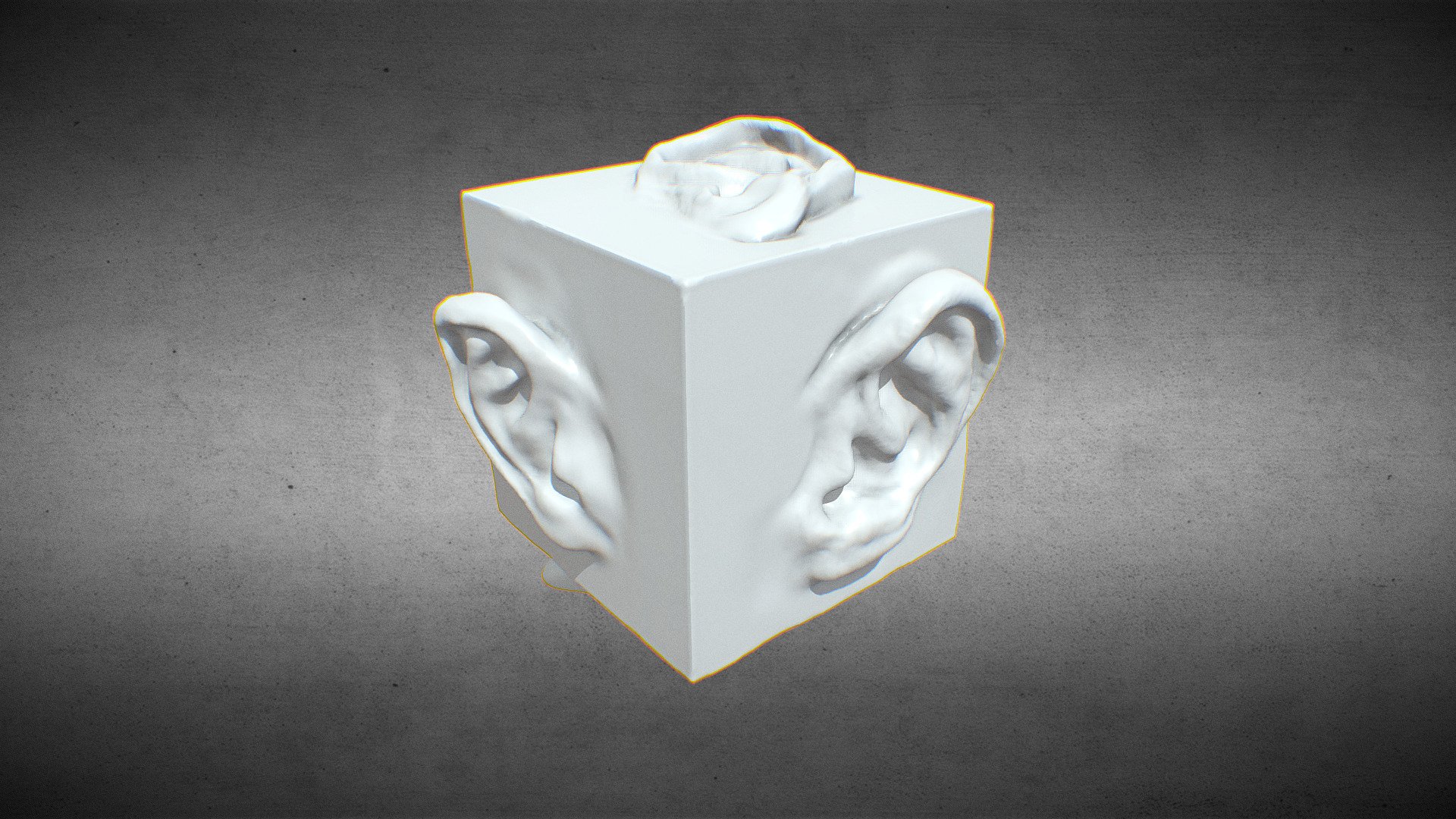 Ear Study Cube - Download Free 3D model by Lucas Street (@FWlucasstreet ...