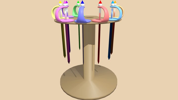 Paintbrush 3D models - Sketchfab