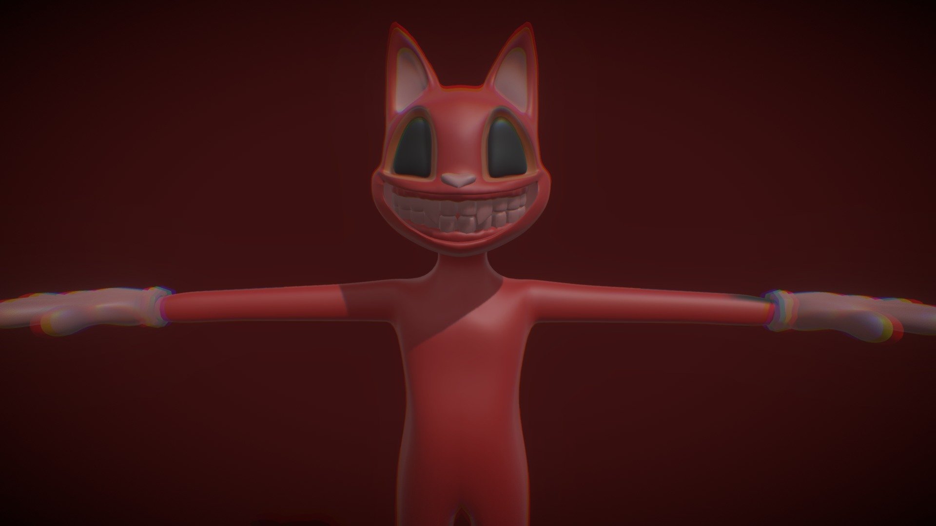 Blood Cartoon Cat - Download Free 3D model by Edward Johnson 3 ...