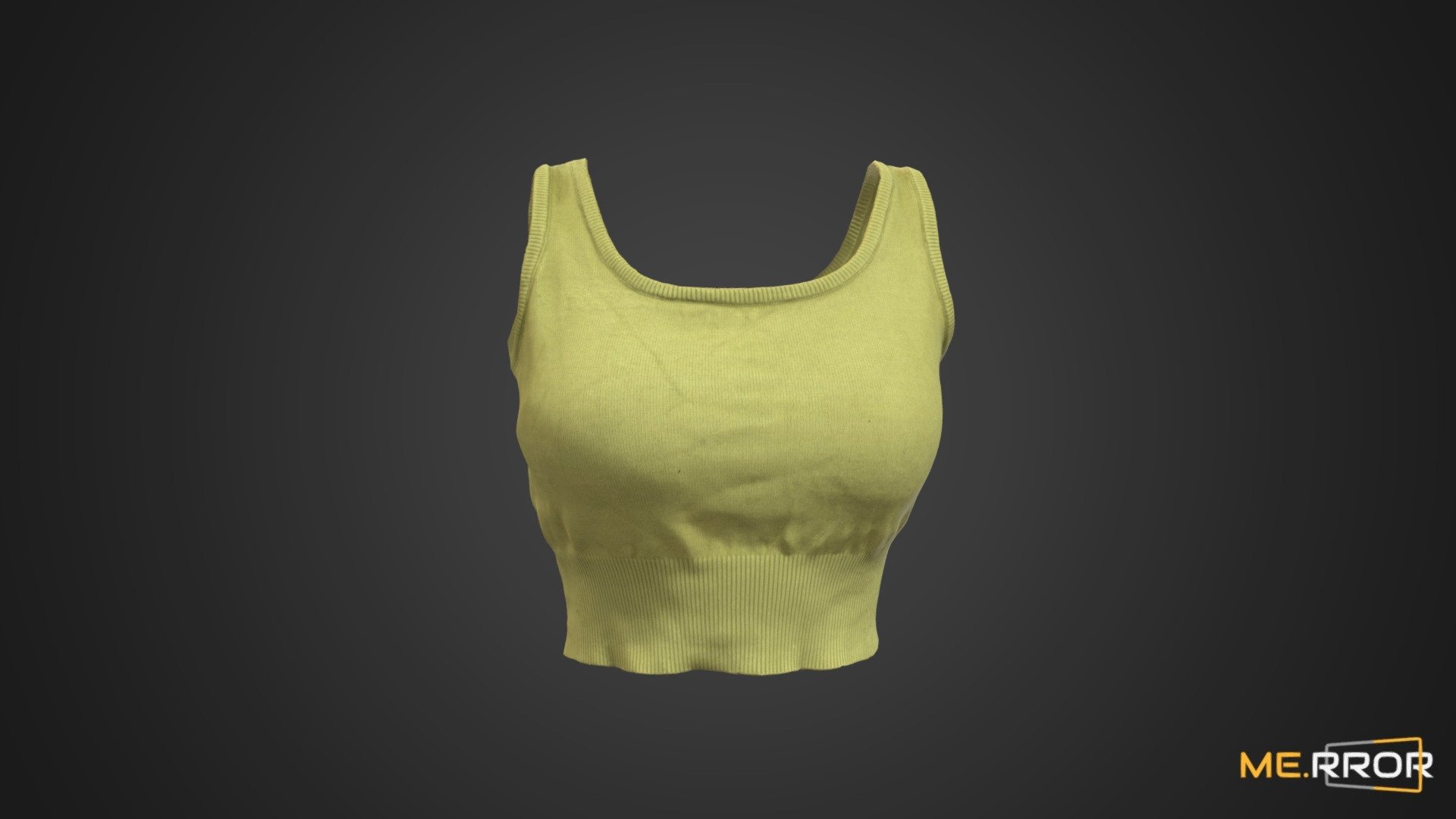 Yellow Green Sleeveless Knitwear - Buy Royalty Free 3D model by ME.RROR ...
