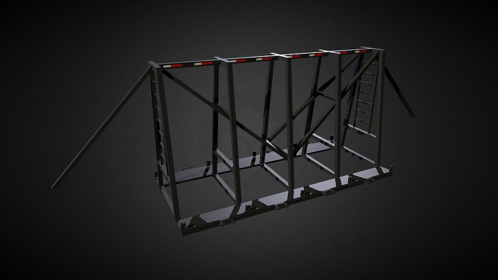 Concrete Rack - 3D model by bansheewoj [53939e3] - Sketchfab