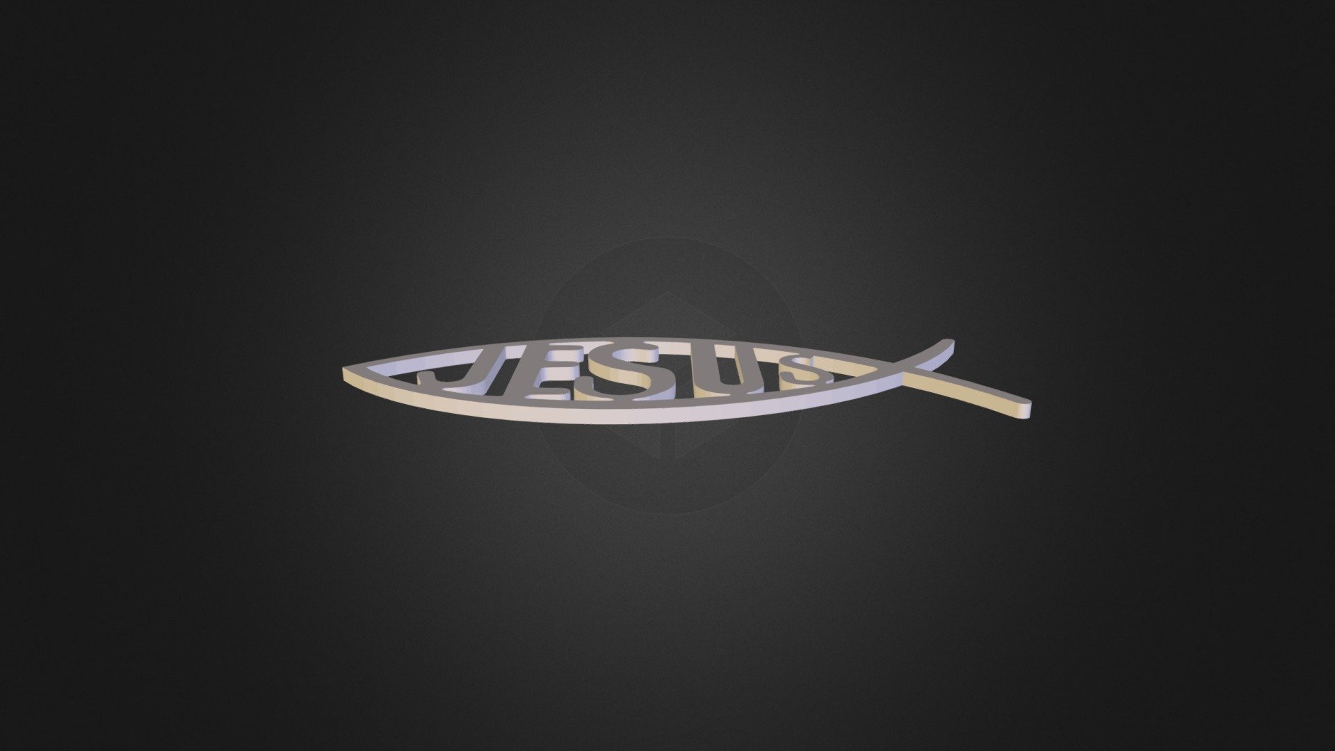 Jesus Fish - 3D model by 3dindustries [5393bdb] - Sketchfab