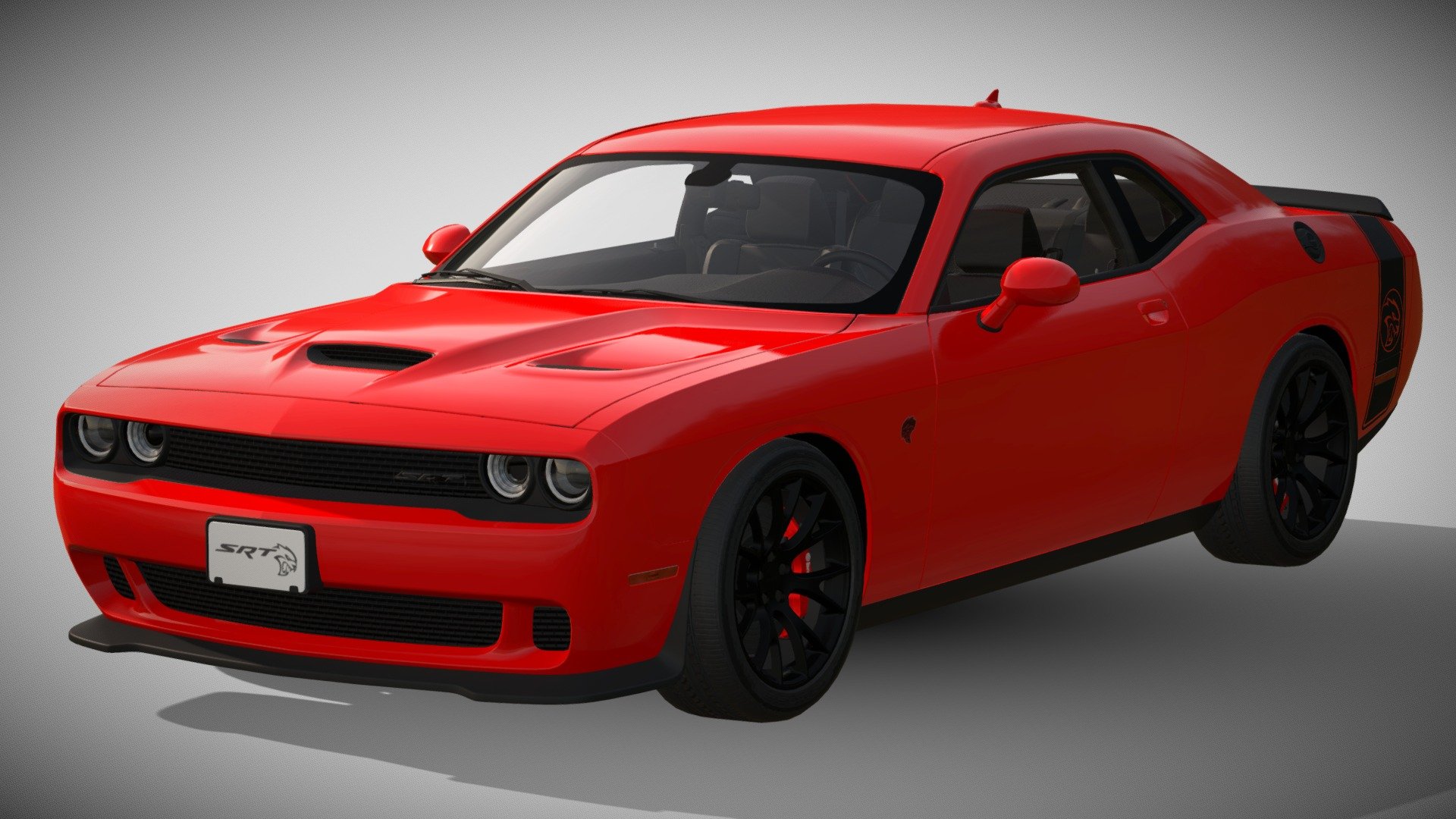 2015 Dodge Challenger SRT Hellcat - Download Free 3D model by Ddiaz ...