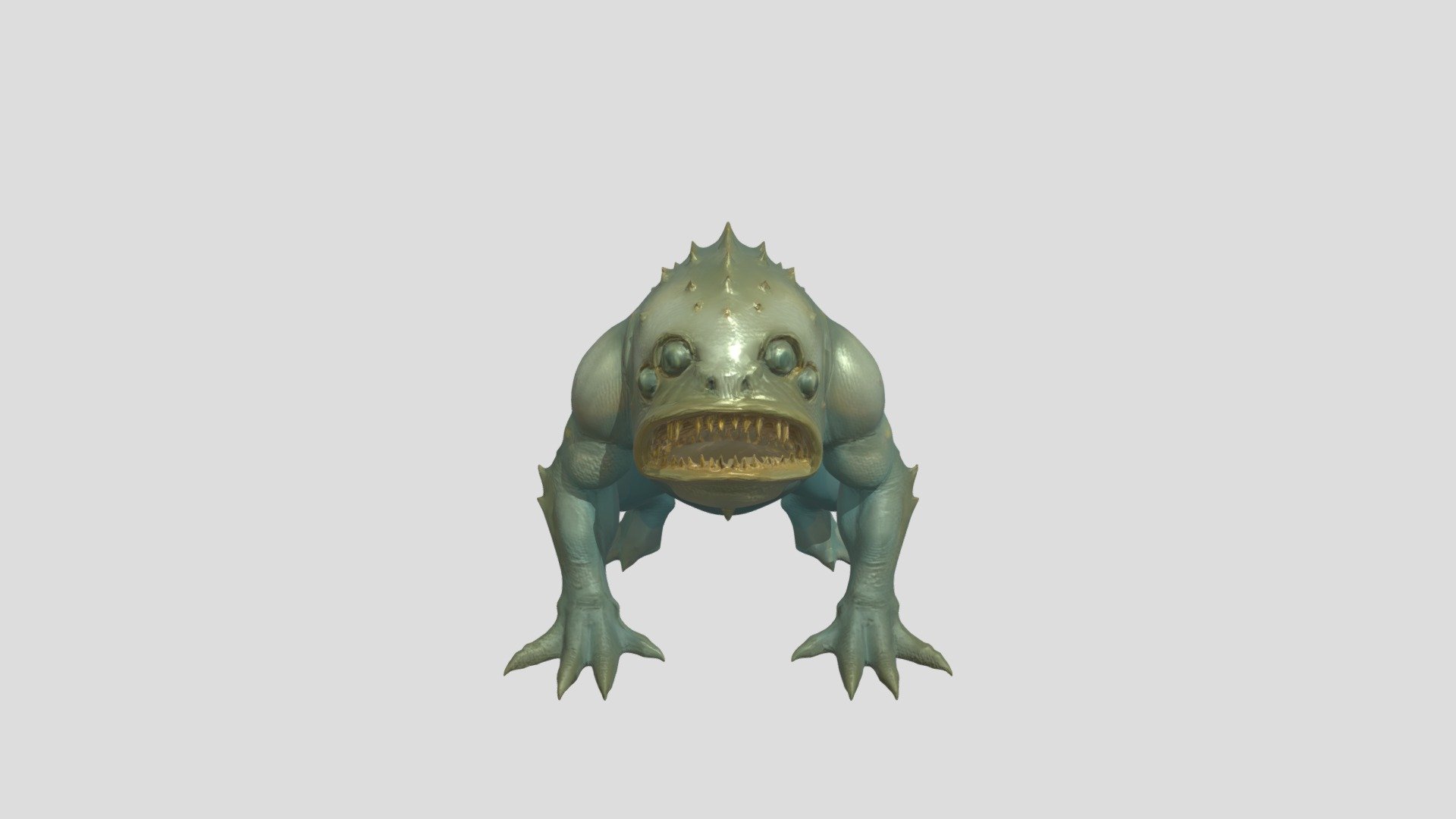 spiky armored creature - Download Free 3D model by blaerov [5394f37 ...