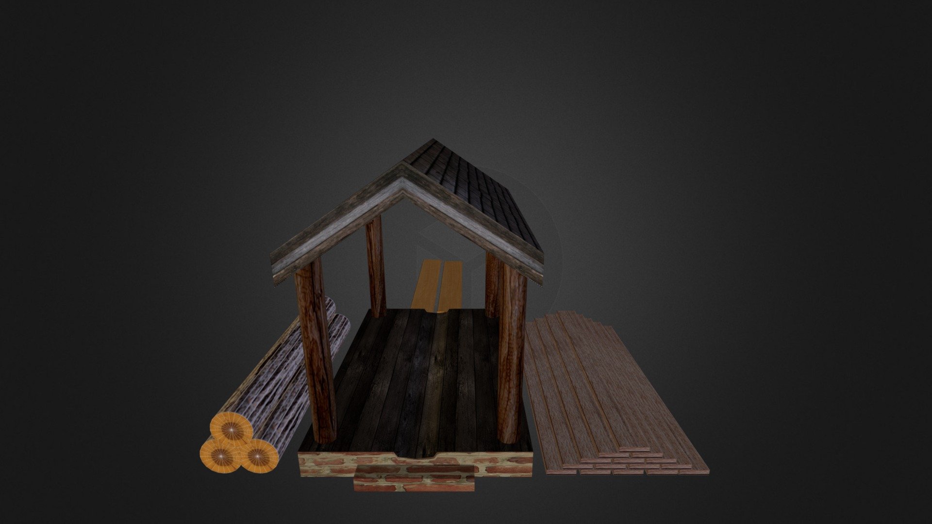 Lumber Mill - 3D model by bhaabie [5395f08] - Sketchfab