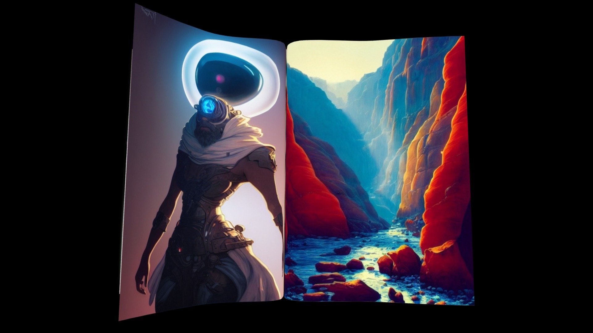 ArtBook MidJourney day 3 - Download Free 3D model by klrxyz [5396692 ...
