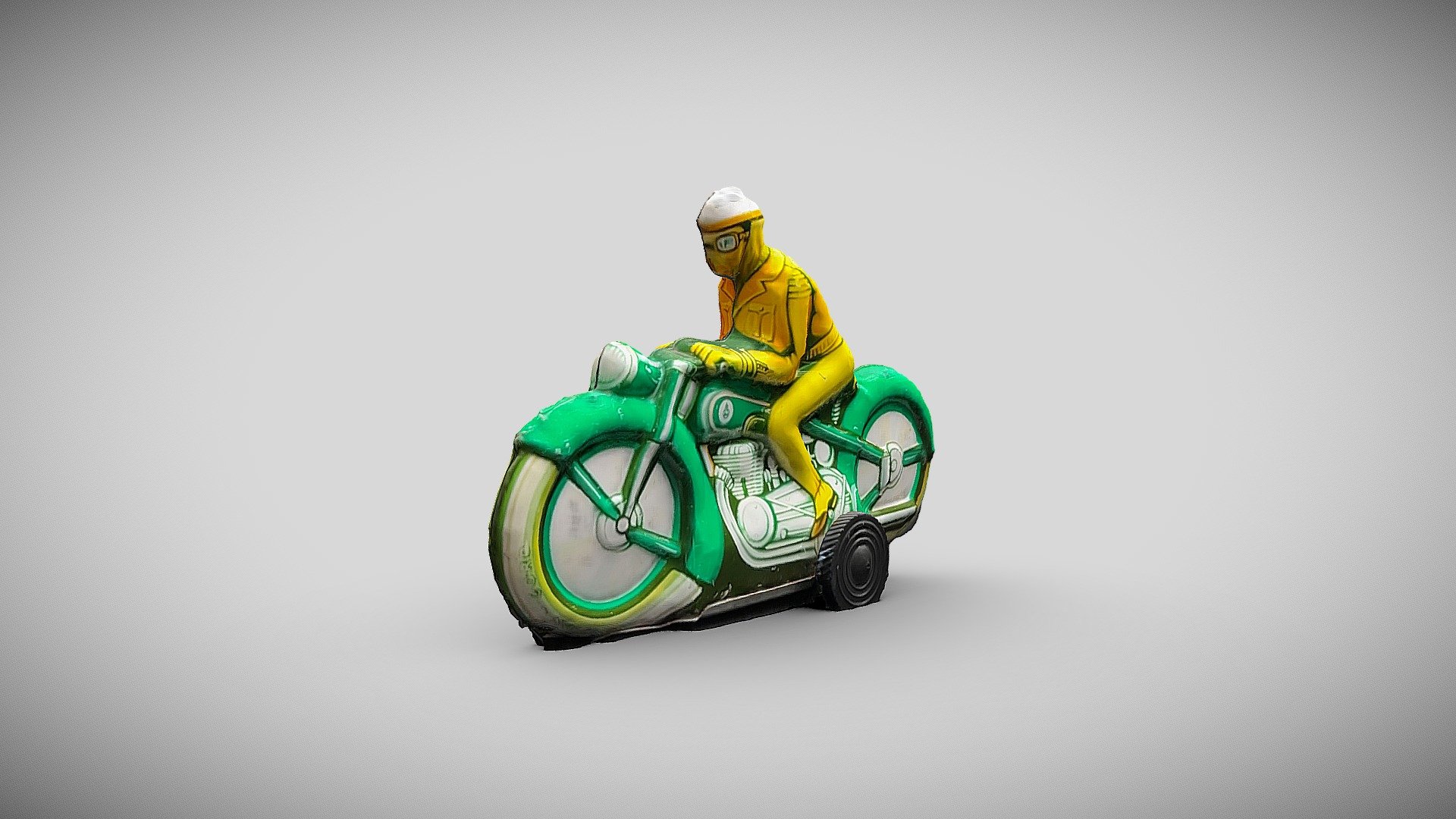 TIN METAL MOTORCYCLE TOY - Download Free 3D model by les83machines ...