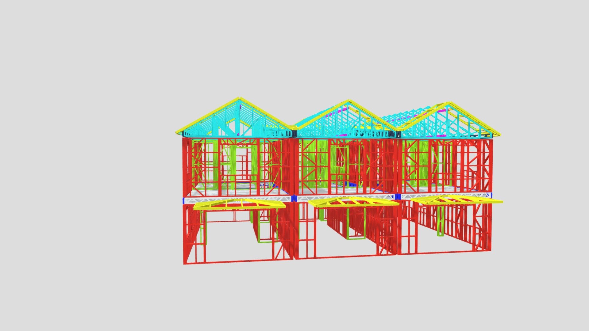 231020-1-MI: Unit A_1-3 - 3D model by Steel Frame Solutions Limited ...