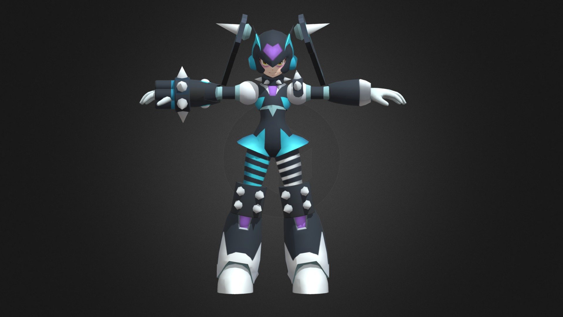 Megaman X Dive Droitclair - Download Free 3D model by lucianone ...