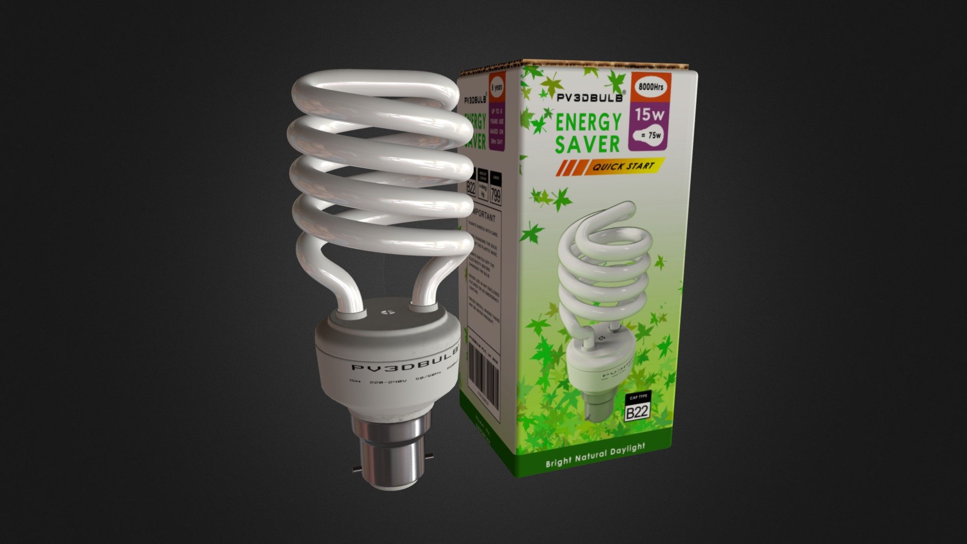 PV3D - Energy Bulb - 3D model by PaulV3D (@PaulMckenna) [5399367] - Sketchfab