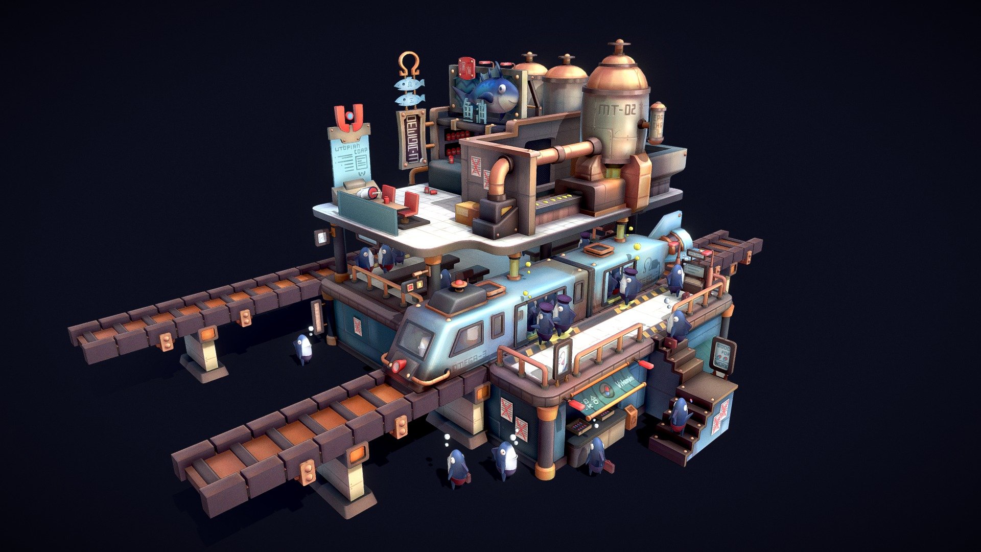 EXPRESS - 3D model by yoll [539a7c1] - Sketchfab