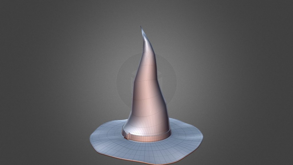 Witch hat - 3D model by oleg.nochka [539c9e1] - Sketchfab