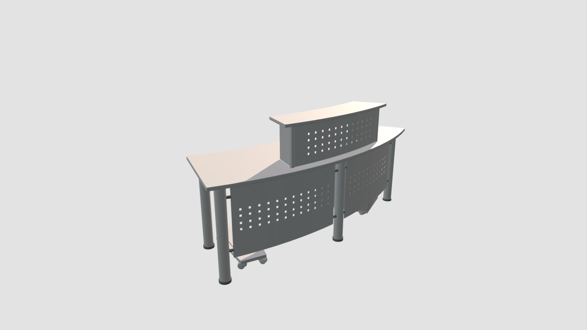 reception desk - Buy Royalty Free 3D model by Evermotion [539cb71 ...