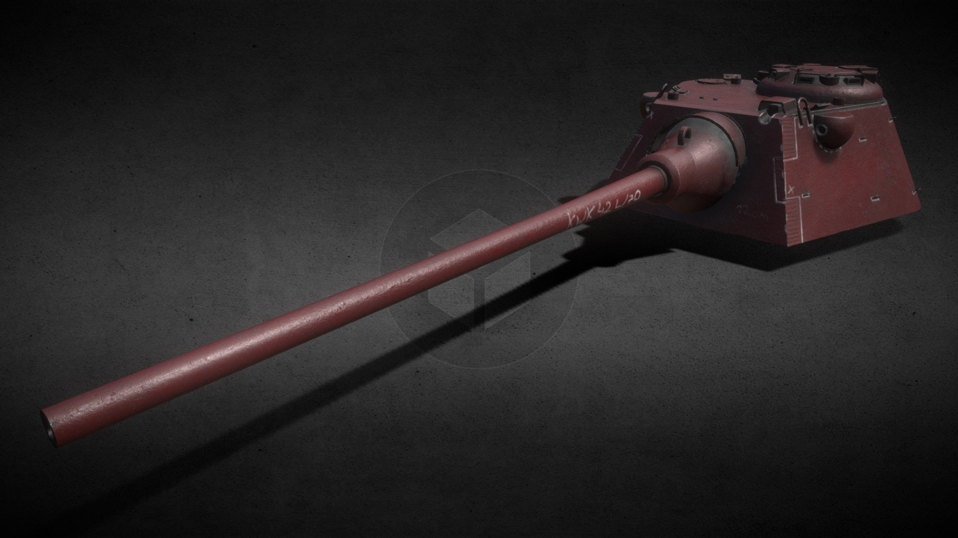 Panther F Schmalturm Turret -WIP- (textured) - 3D model by ...