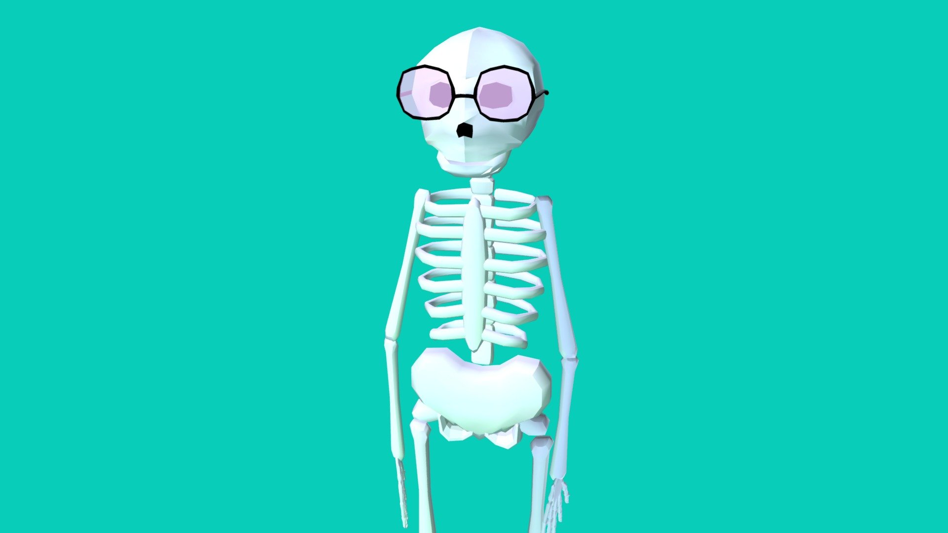 Skeleton Self Portrait - 3D model by samsamvaldez [53a004c] - Sketchfab