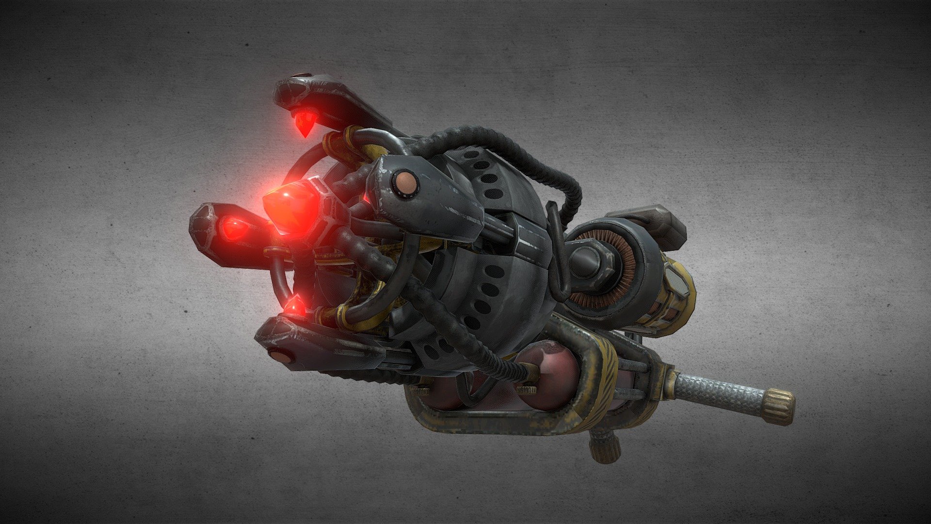 Juggernaut Cannon/Gravity Gun - Download Free 3D model by Elite Big ...