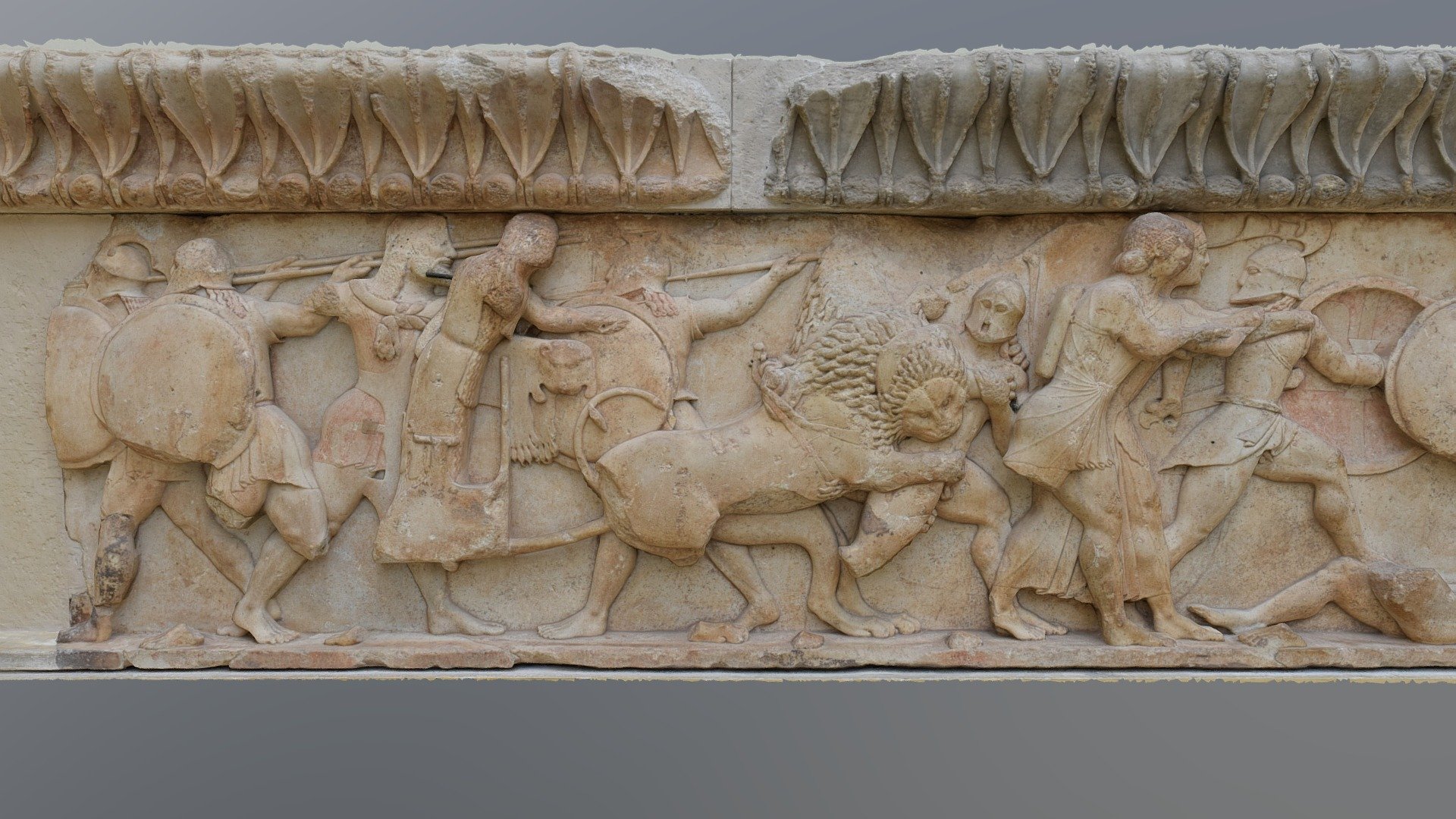 Gigantomachy frieze, Delphi - Download Free 3D model by theovasilis ...