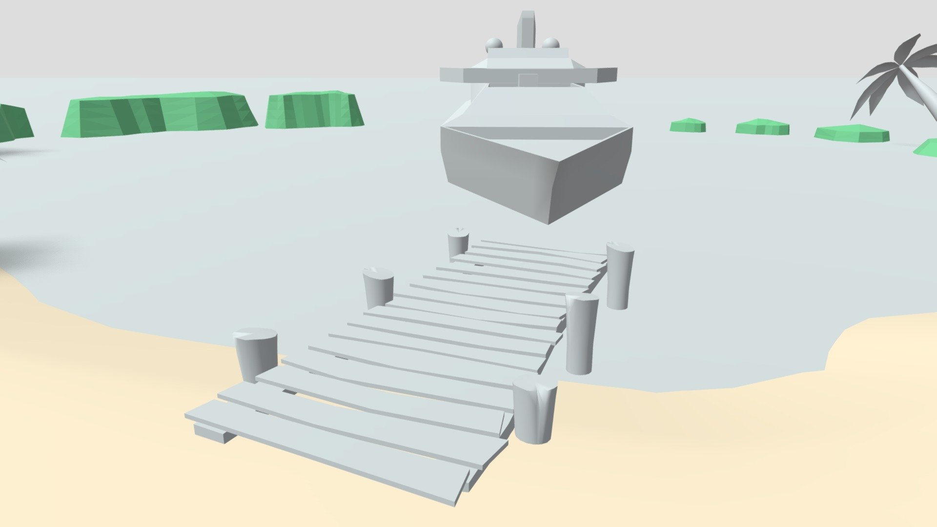 Flopalongs - Sc 03 Gerg Arrives At Island - 3D model by netflugur ...
