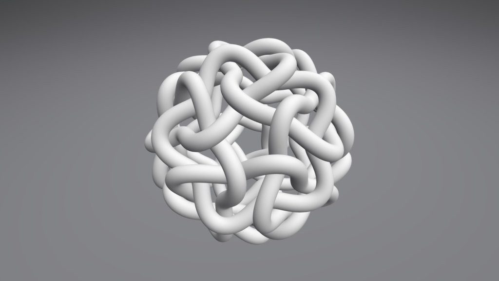 Polylink derived from Dodecahedron - 3D model by Shengyi Wang (@txyyss ...