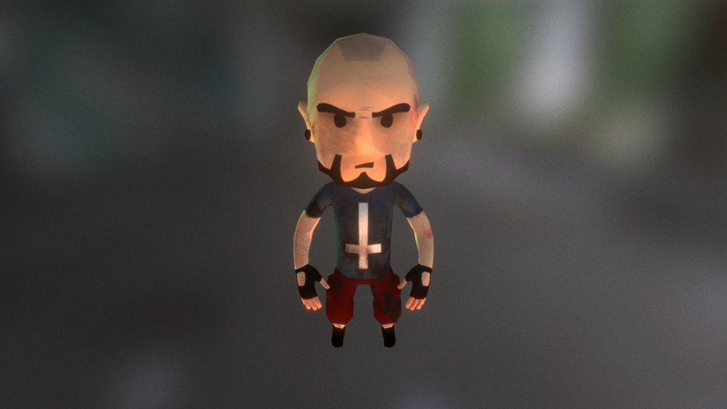 Character for future game - 3D model by Alex Tarabanov (@xel_locox ...