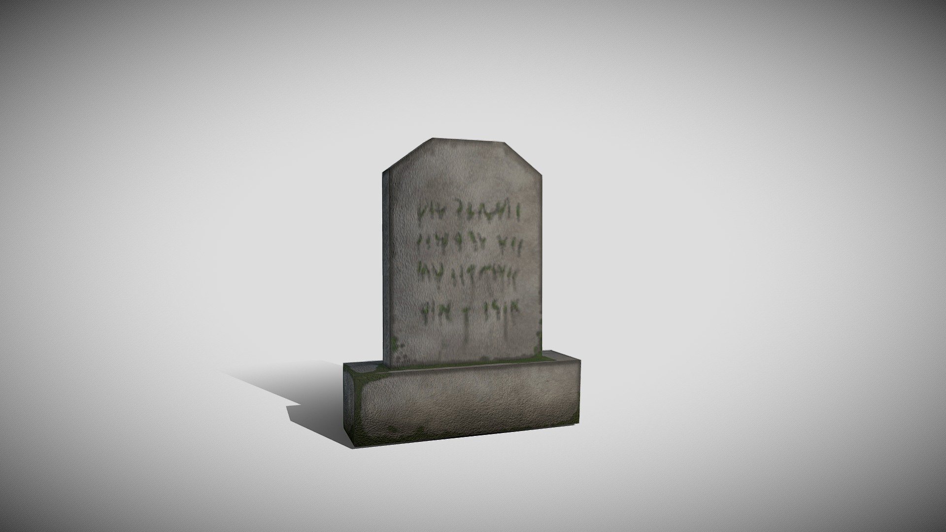 Gravestone game asset - 3D model by downerdisaster [53a5479] - Sketchfab