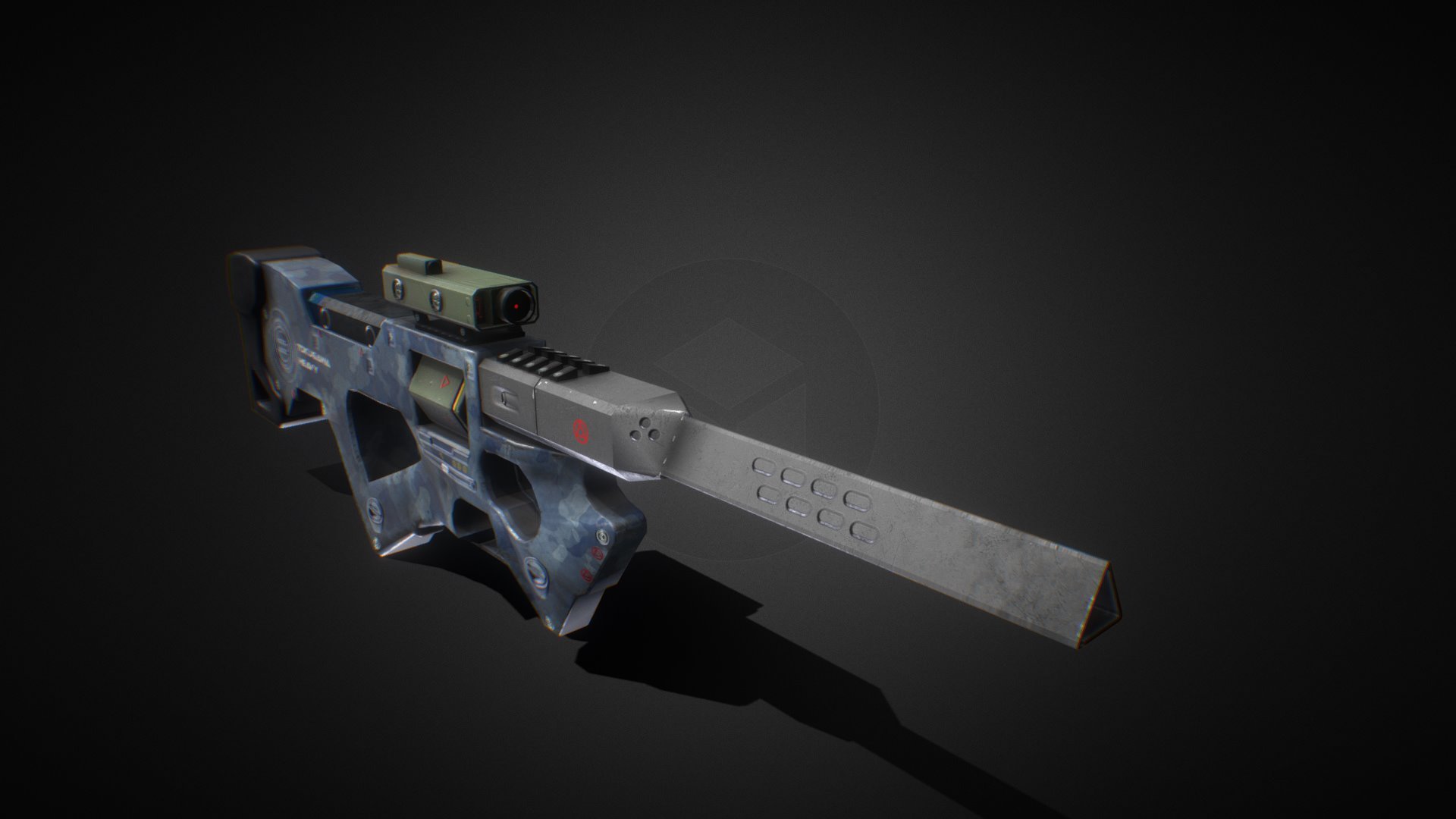 Scifi DMR Rifle - Buy Royalty Free 3D model by Revox79 [53a58d3 ...