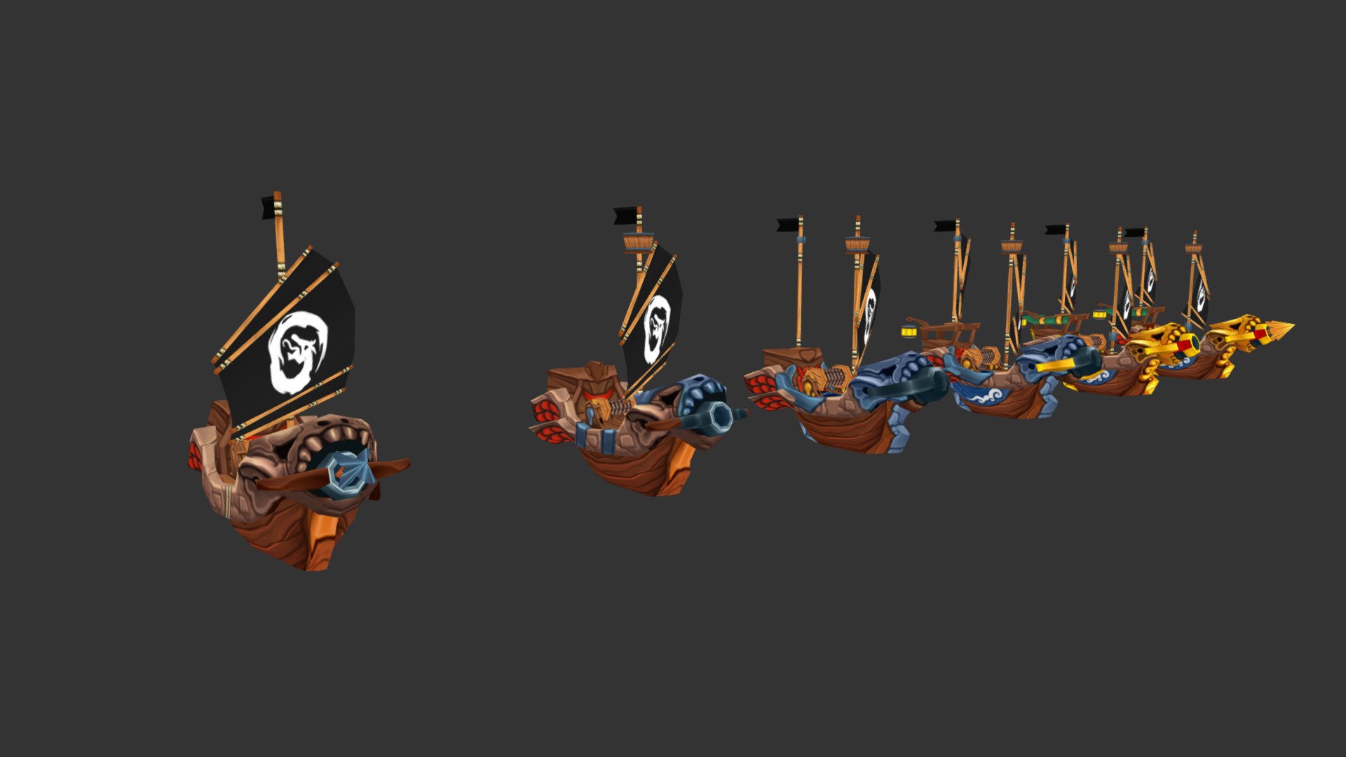 Dragon Ship - 3D model by creative_madman [53a5dff] - Sketchfab