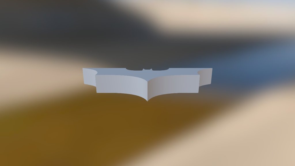 Batman Logo - 3D model by makon101 [53a61b2] - Sketchfab
