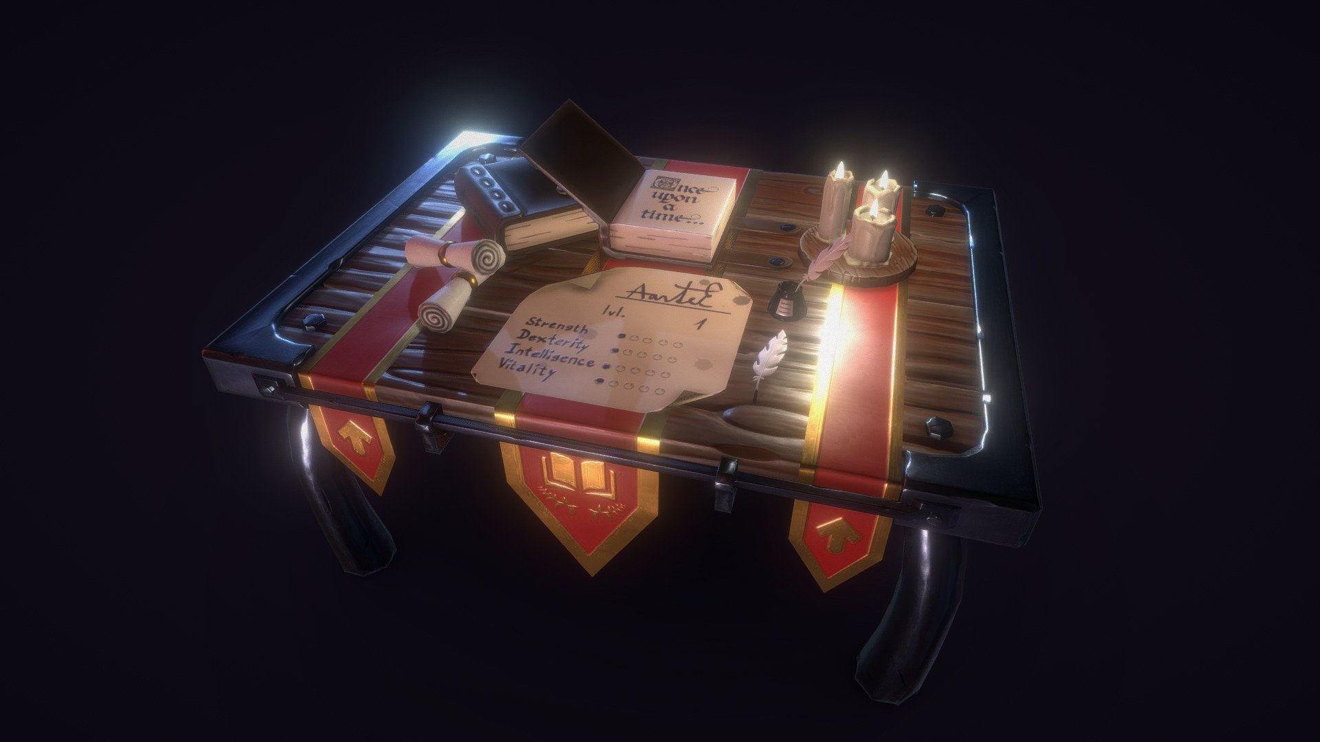 Level up station table - Download Free 3D model by Aartee [53a8672 ...