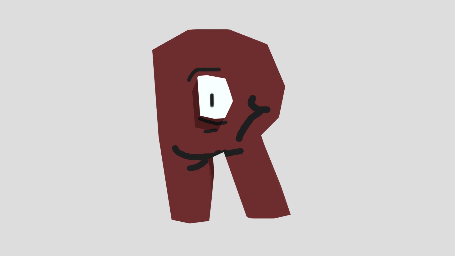 R - Download Free 3D model by ruthsatnoon [53a8f45] - Sketchfab