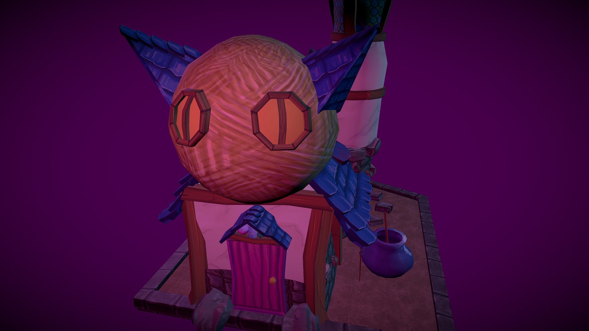 Cathouse - 3D model by Aleksandra Trojanowska (@aleksandratrojanowska ...