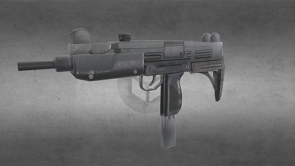 Uzi - 3D model by sertilou [53aa71f] - Sketchfab