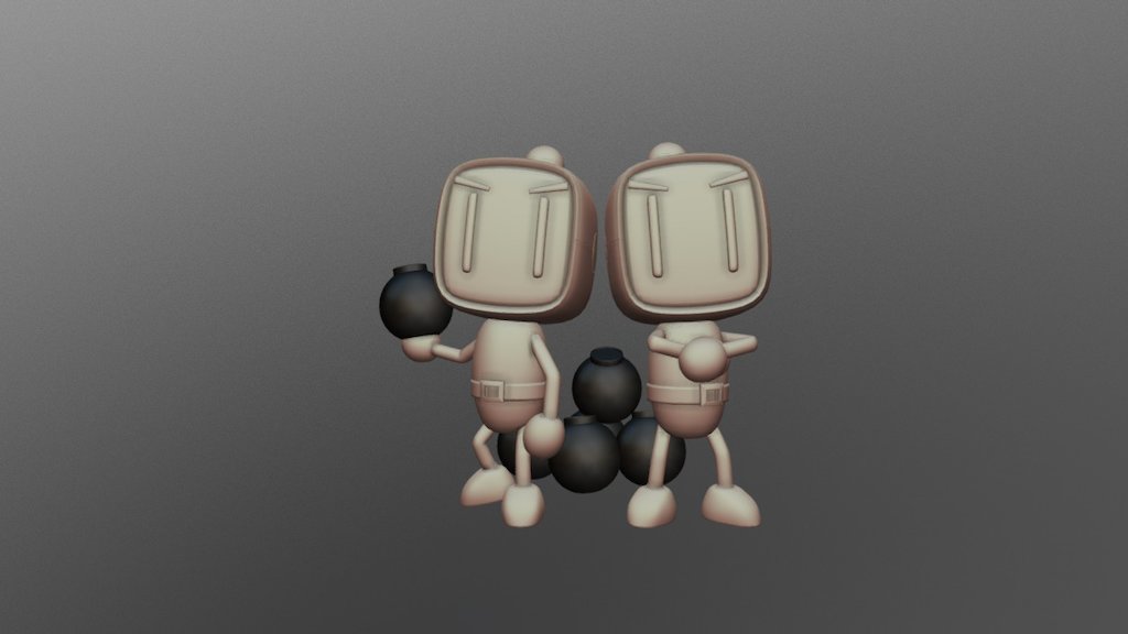 Bomberman - 3D model by Ensuu [53aafd5] - Sketchfab