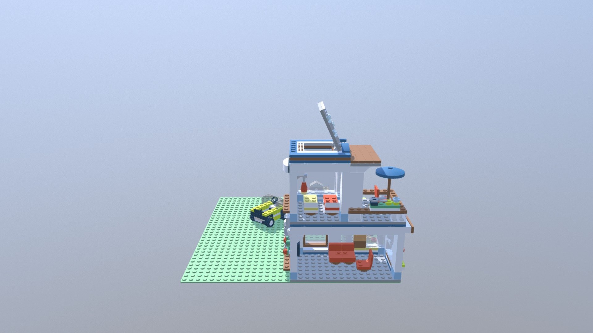 LEGO 31068 Modular Modern Home - 3D model by benthien [53ab13f] - Sketchfab