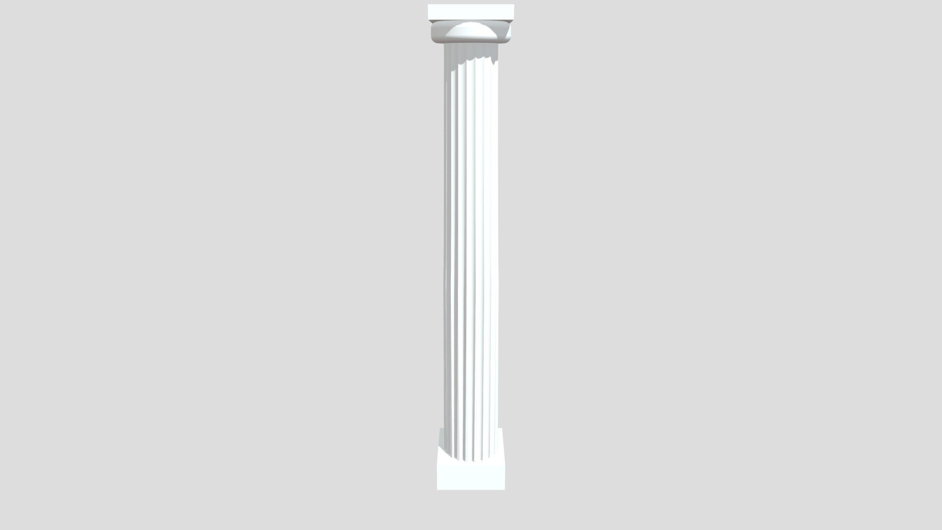 Doric column - 3D model by csaladin (@salad046) [53af554] - Sketchfab