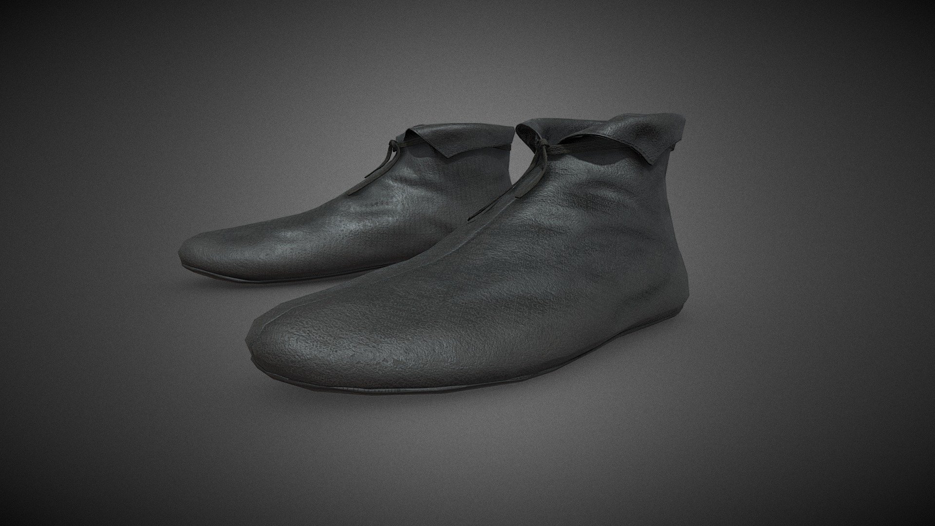 Black Medieval Shoes - Buy Royalty Free 3D model by CG StudioX (@CG ...