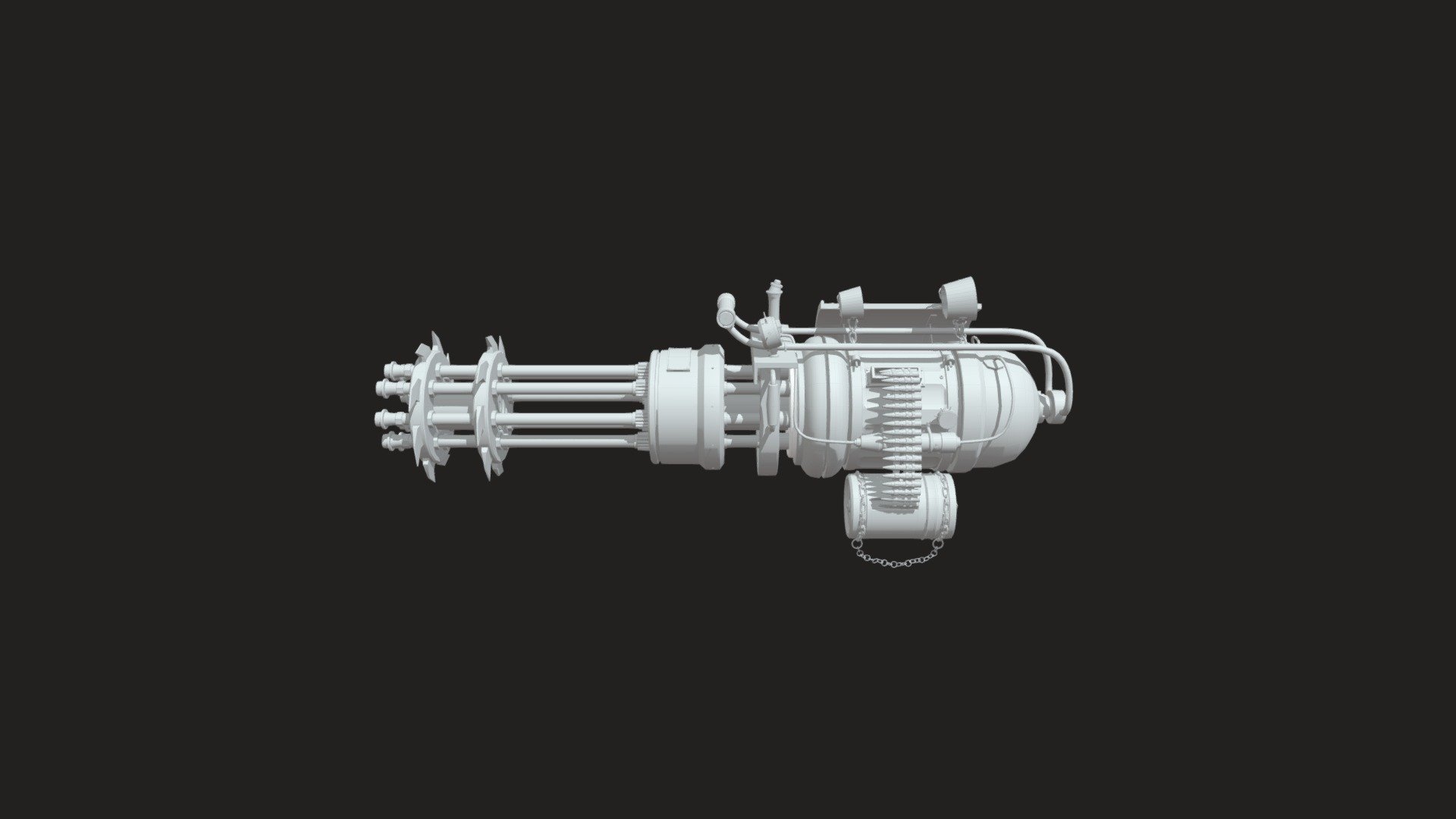 Steampunk Minigun - 3D model by Lallenmang Lhouvum (@benkukilhouvum ...