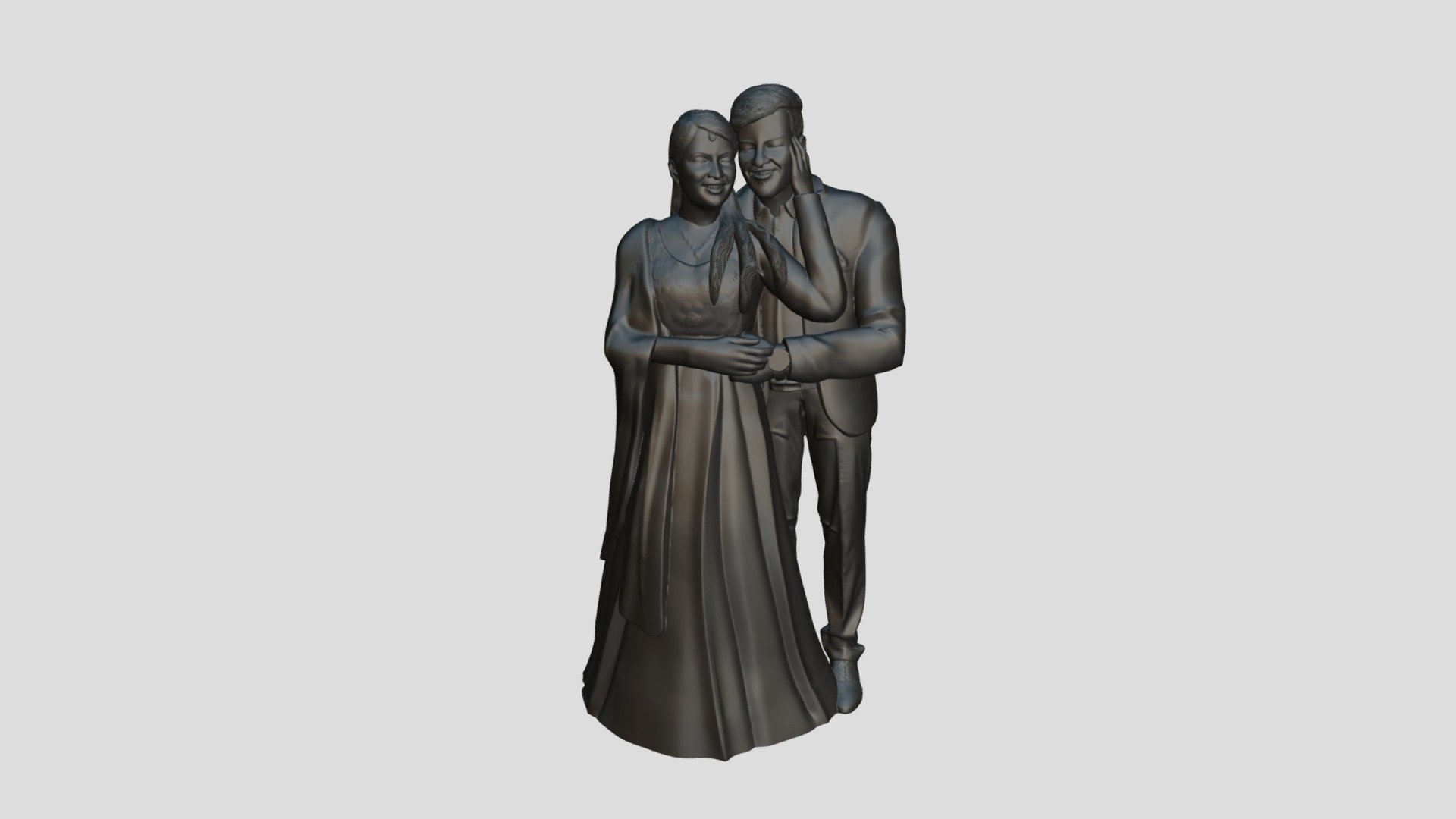 couple miniature - 3D model by Karan.Malhotra [53b11fb] - Sketchfab