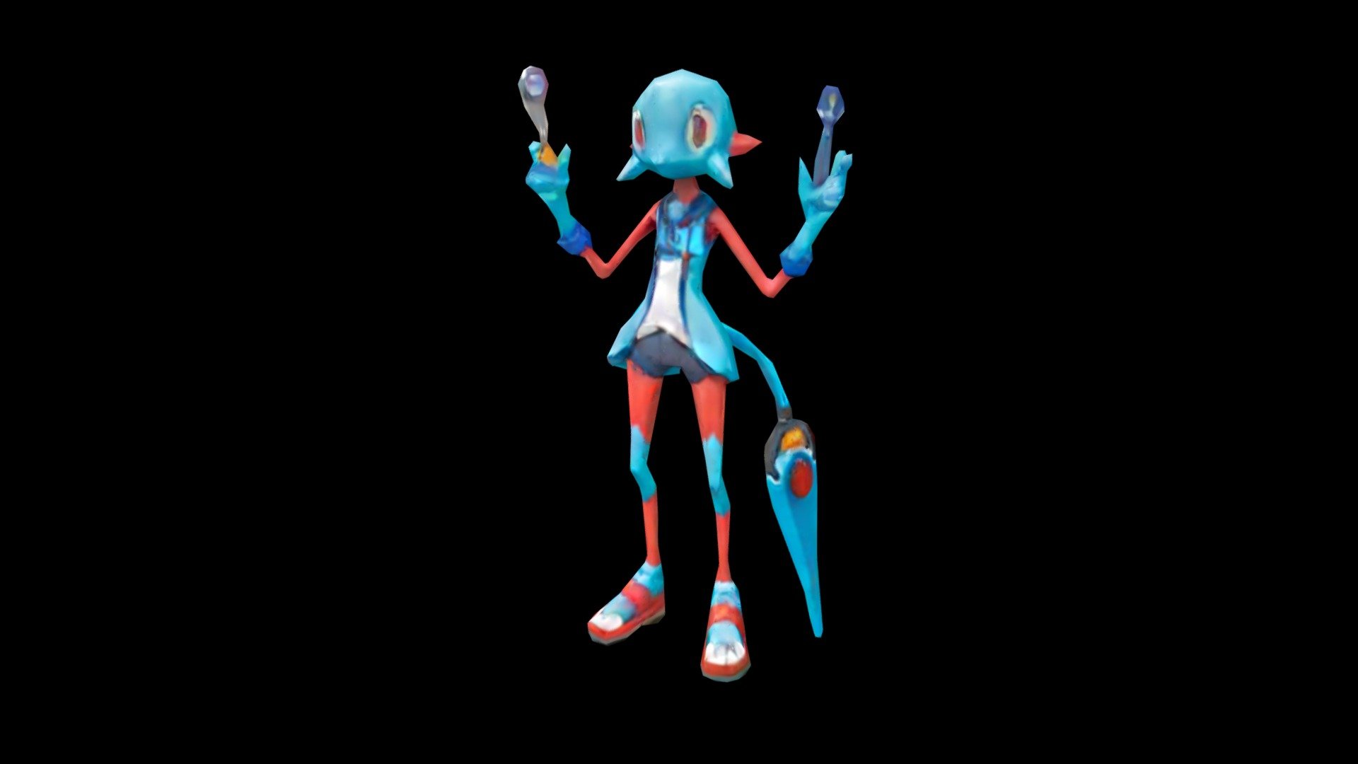 "Pokemon trainer with tools" - Download Free 3D model by klrxyz ...