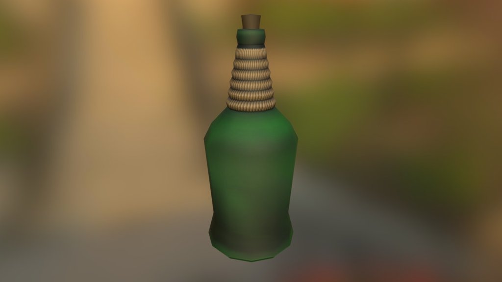 [practice] bottle - 3D model by dodo_jp_ (@dodo_jp) [53b2d00] - Sketchfab