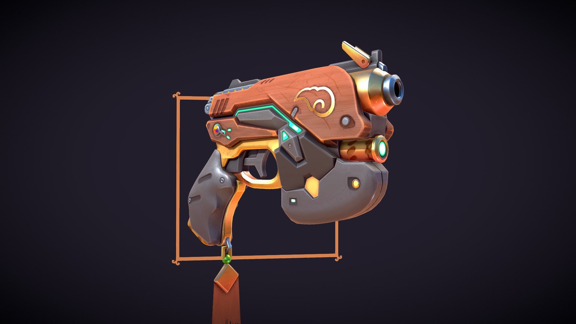 Overwatch Fan Art D.Va Pistol - 3D model by Emily Van Ginneken ...