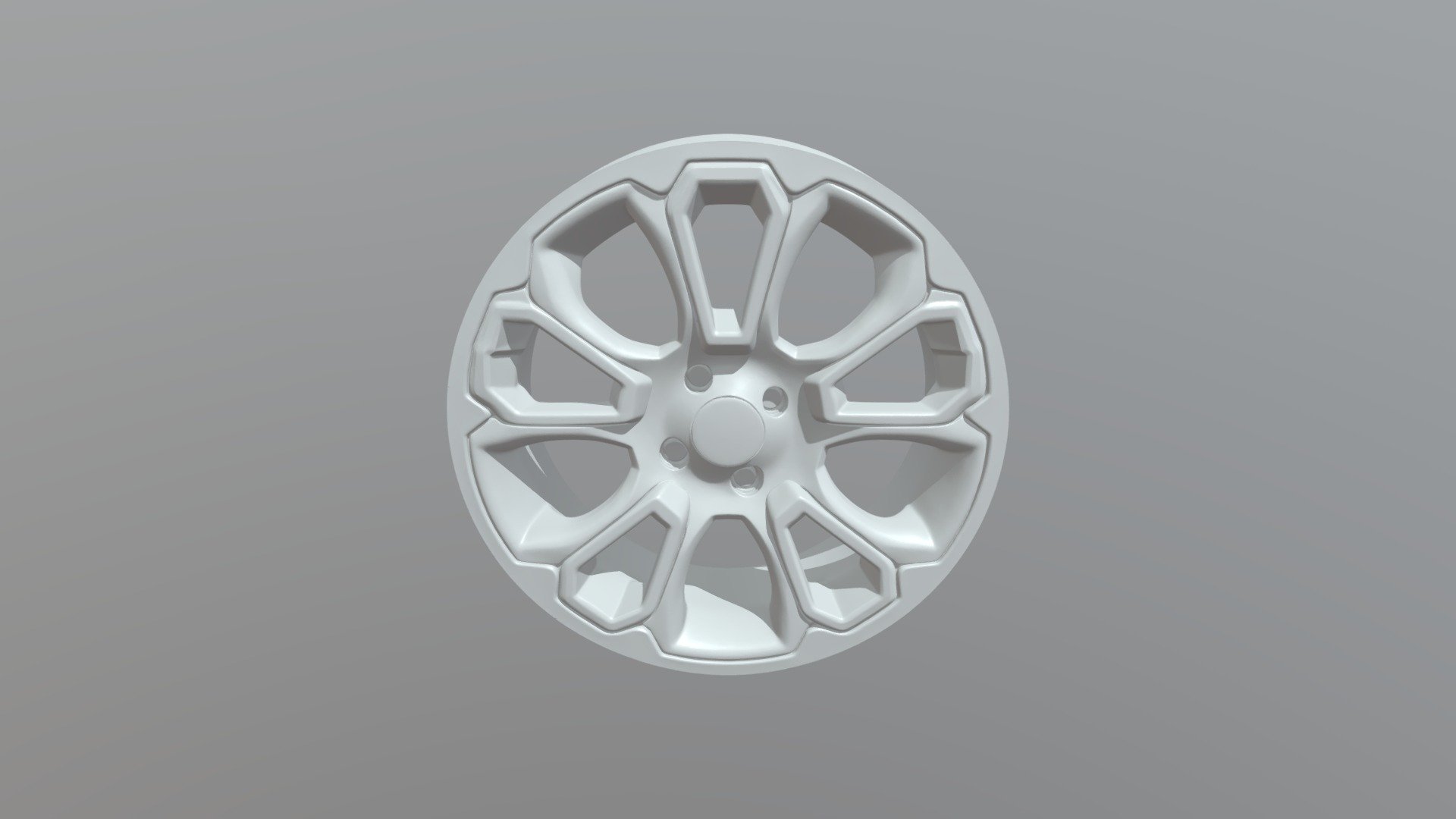 Car wheel rim with Ford logo - 3D model by vinyodesigner [53b393f ...