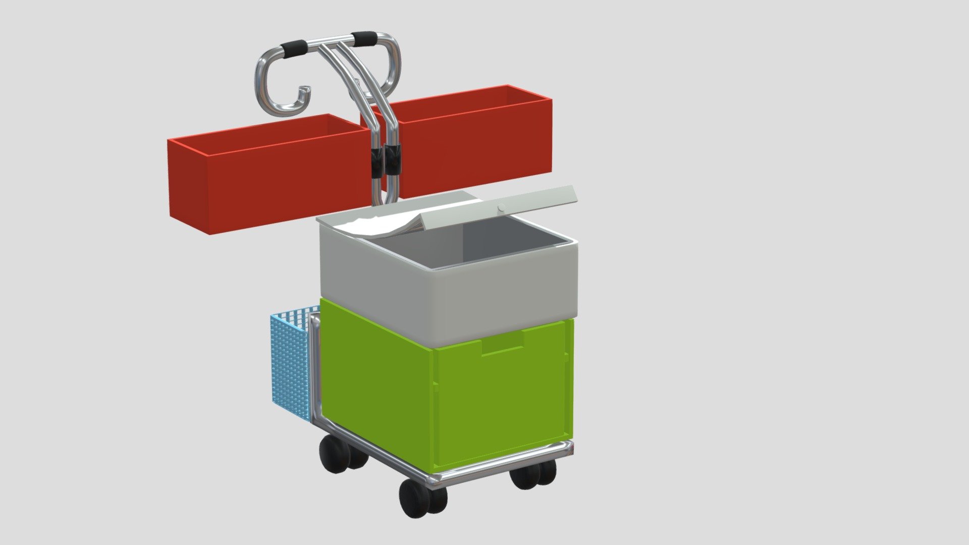 Trolley - 3D model by ahcri [53b3a68] - Sketchfab
