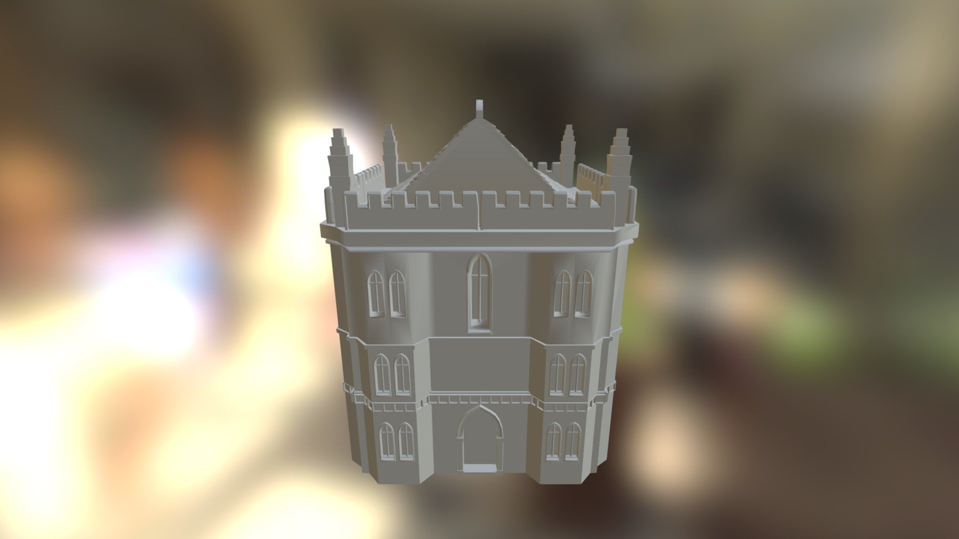 Gothic Medium High Poly - 3D model by snaggler [53b4834] - Sketchfab
