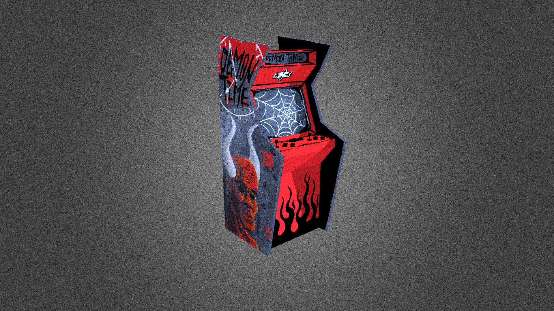 arcade kast - 3D model by MaxvOmmeren [53b4df4] - Sketchfab