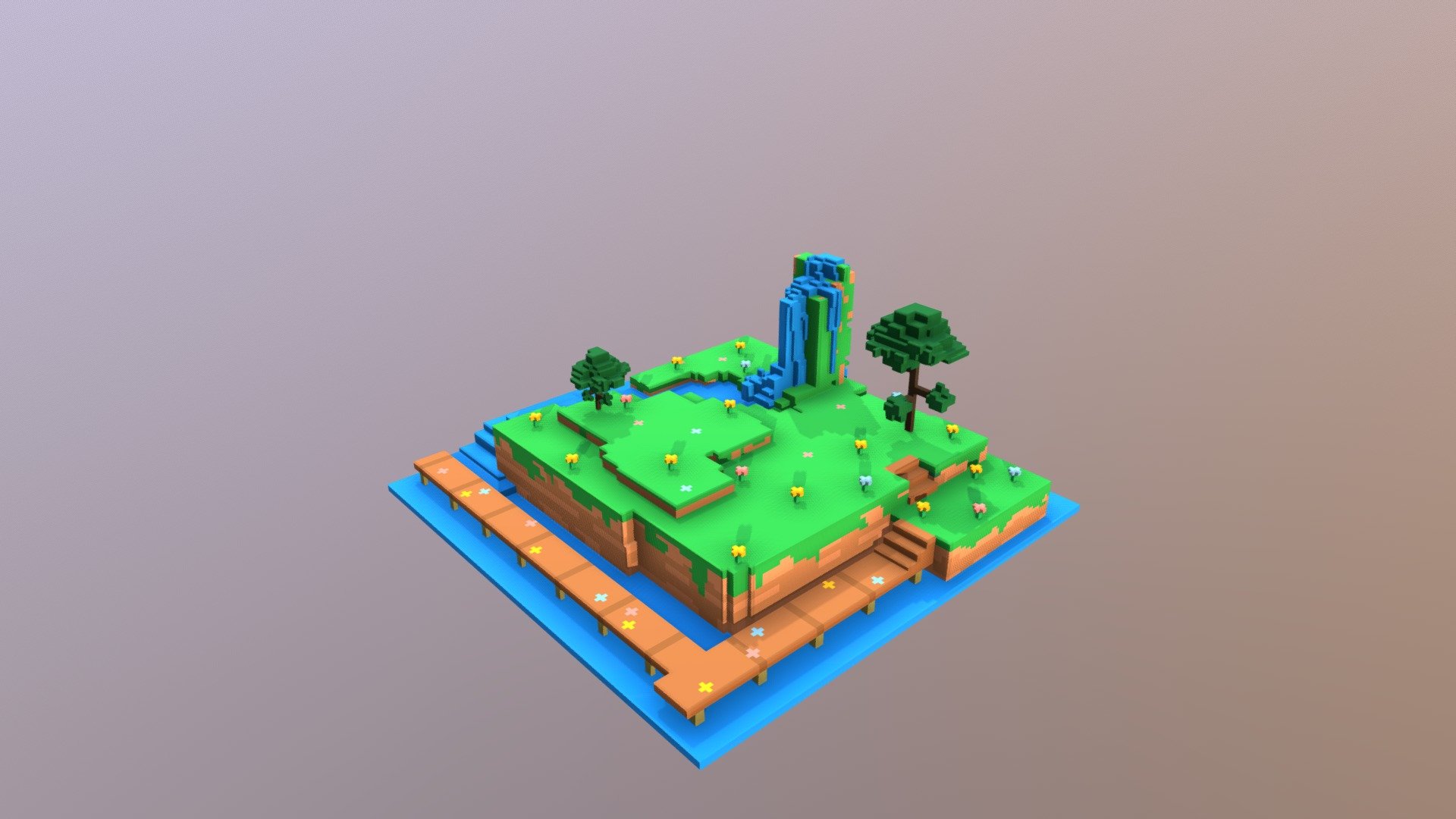 Mini Island - Spring Edition - Download Free 3D model by alvian ...