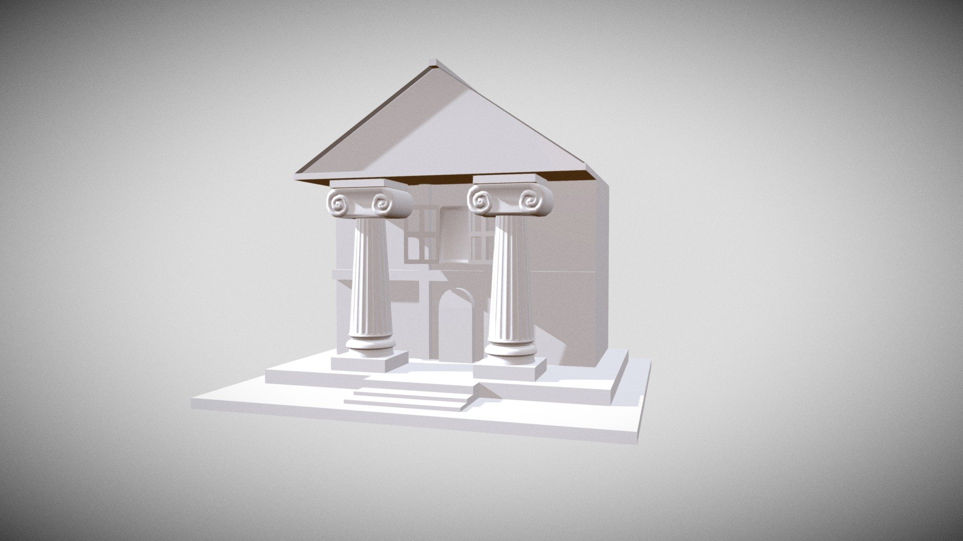 Week 3 Ionic Pillar - Download Free 3D model by alexsilalahi [53b5b5d ...