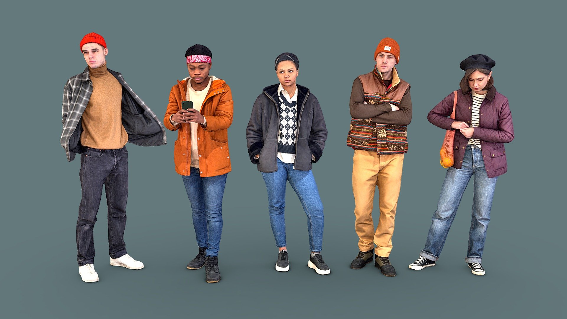 Photorealistic Characters Volume 01 - 3D model by kanistra [53b5d56 ...